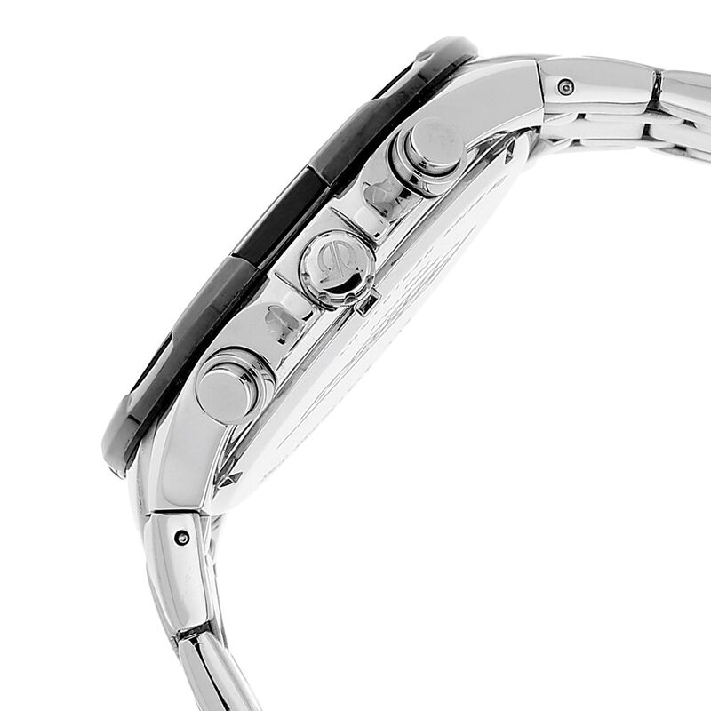 Buy Online Titan Quartz Chronograph Silver Dial Stainless Steel Strap ...