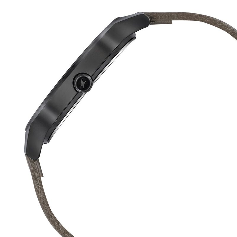 Buy Online Fastrack Dial It Up Quartz Multifunction Beige Dial Leather ...