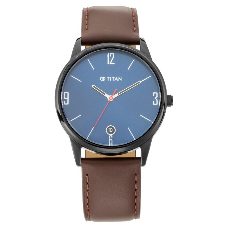 Buy Online Titan Neo Blue Dial Analog with Date Watch for Men ...