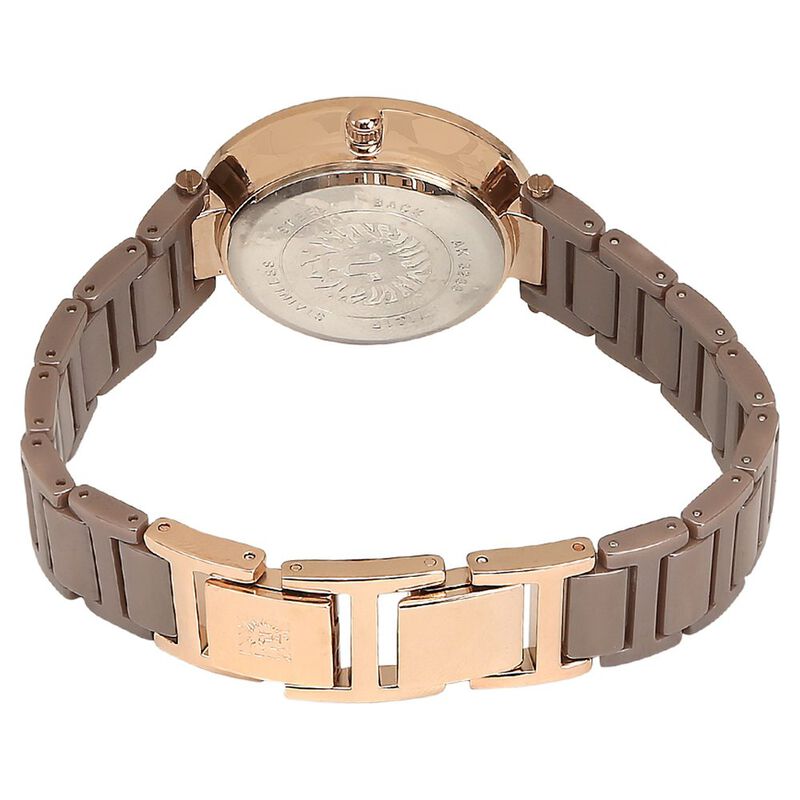 Buy Online Anne Klein Quartz Analog Purple Dial Ceramic Strap Watch for ...