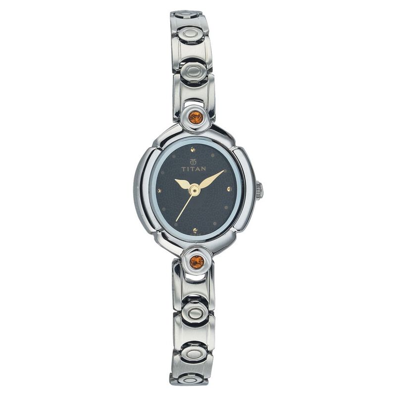 Buy Online Titan Quartz Analog White Dial Watch for Women - nb2467sm02 ...