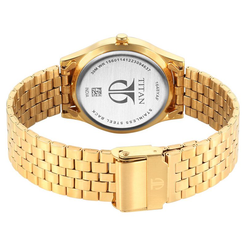 Buy Online Titan Karishma Zing Quartz Analog Brown Dial Stainless Steel ...