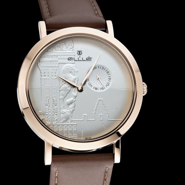 Buy Online Titan Namma Tamil Nadu Silver Dial Analog Leather Strap ...