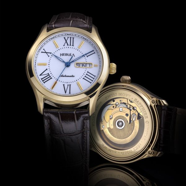 Buy Online Titan Nebula Swiss Automatic 18 Karat Solid Gold Watch for ...