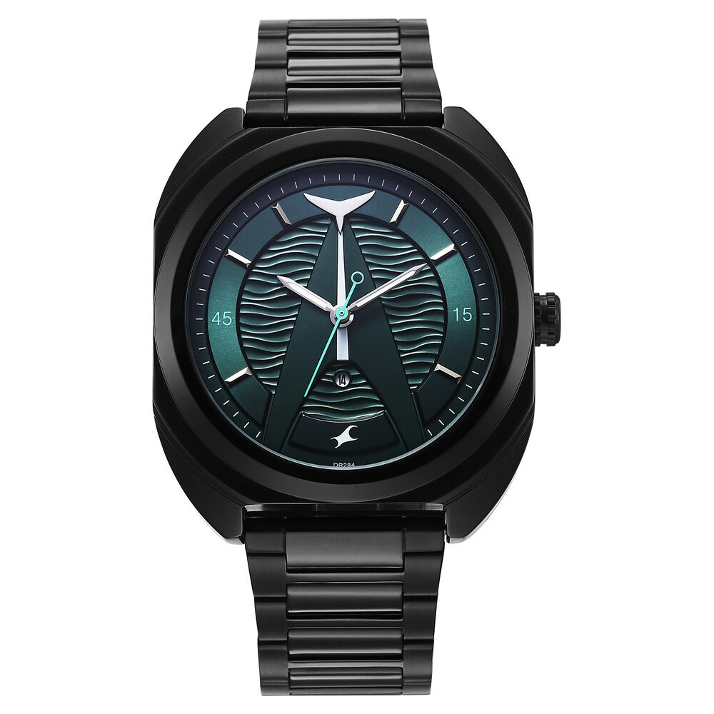 Buy Online Fastrack Oceanyx Quartz Analog with Date Blue Dial Blue ...