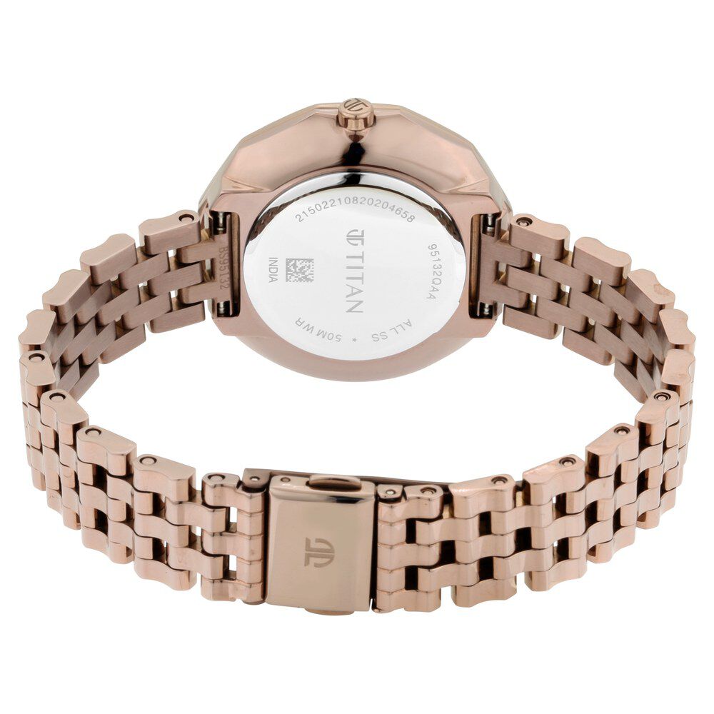 Titan Animalia Multicoloured Dial Quartz Analog Stainless Steel Strap ...