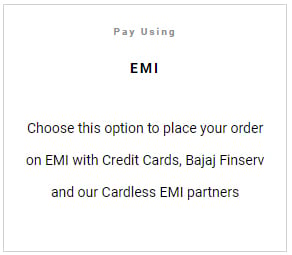 No Cost EMI