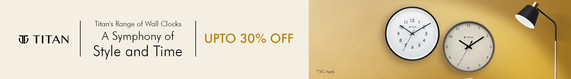 Buy Titan Clocks Online for Home Decor at the Best Price | Titan