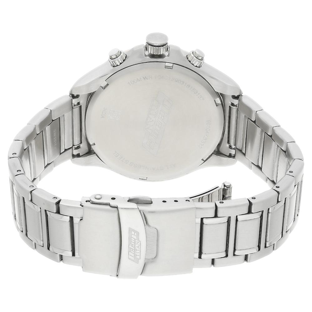 Buy Online Titan Octane White Dial Quartz Multifunction Stainless Steel ...