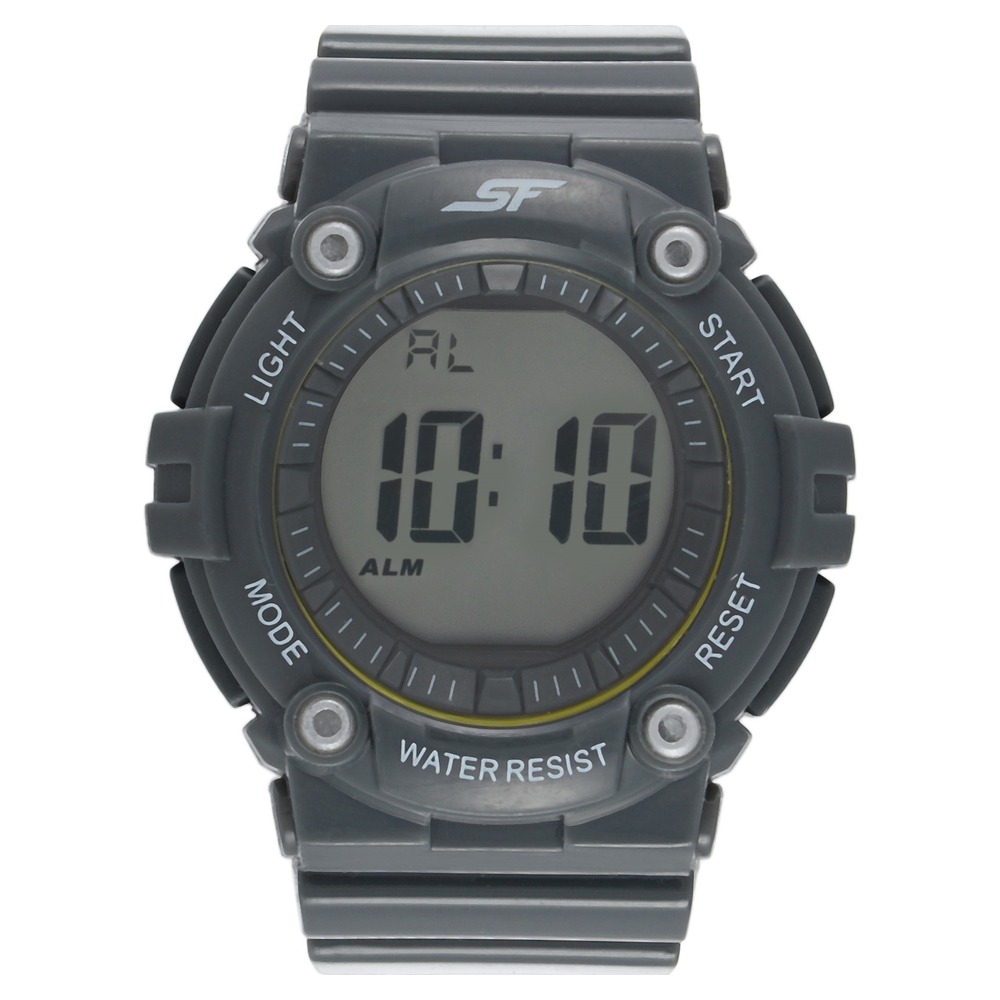 Buy Online SF Digital Dial Grey Plastic Strap Watch for Men ...