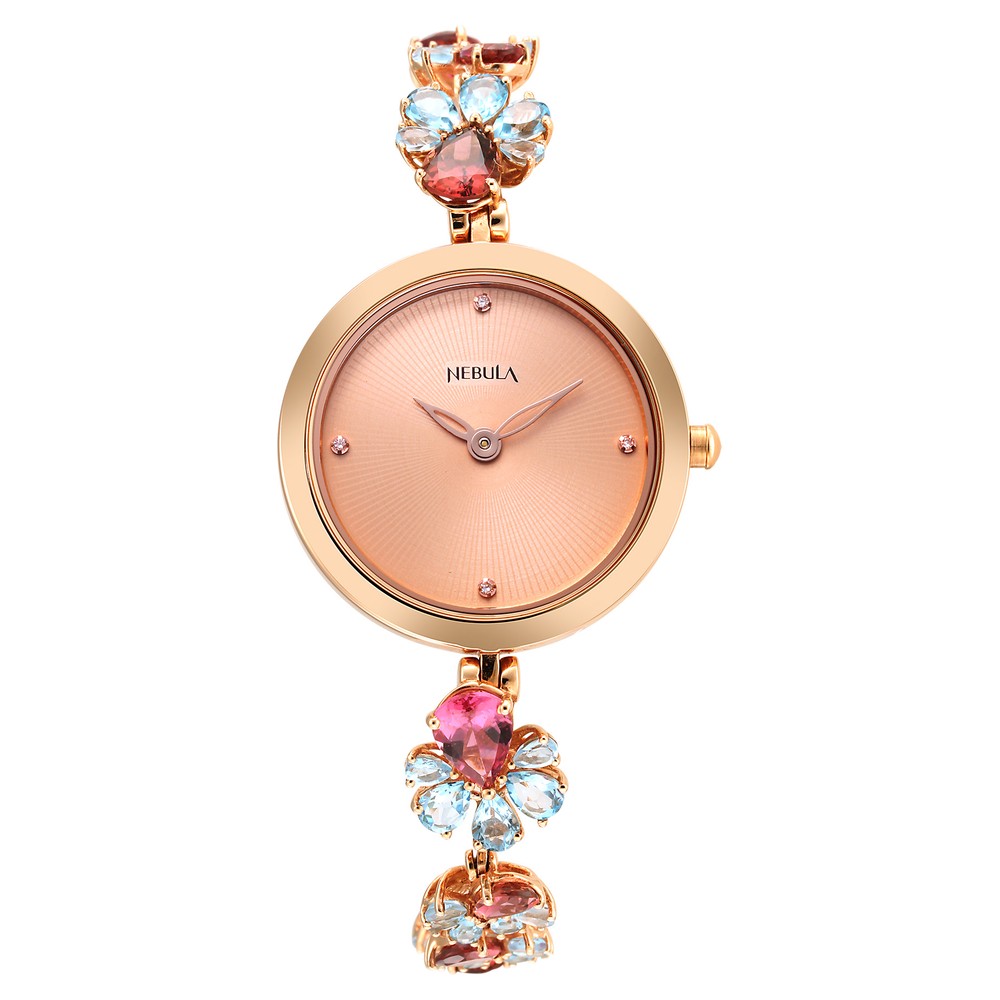 Buy Online Titan Nebula Jewels 18k Rose Gold Analog with Diamonds ...