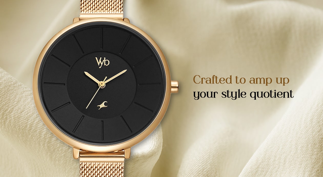 Buy Online Fastrack Vyb Halo Quartz Analog White Dial Stainless Steel ...