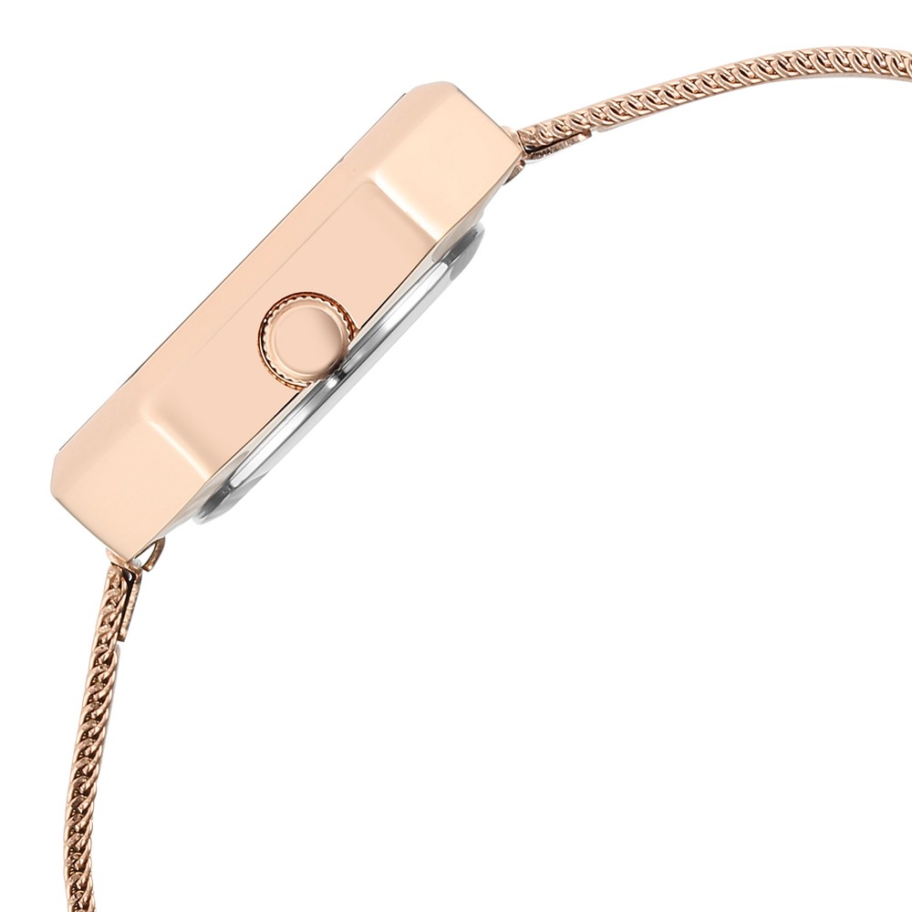 Buy Online Fastrack Vyb Prodigy Quartz Analog Rose Gold Dial Stainless ...