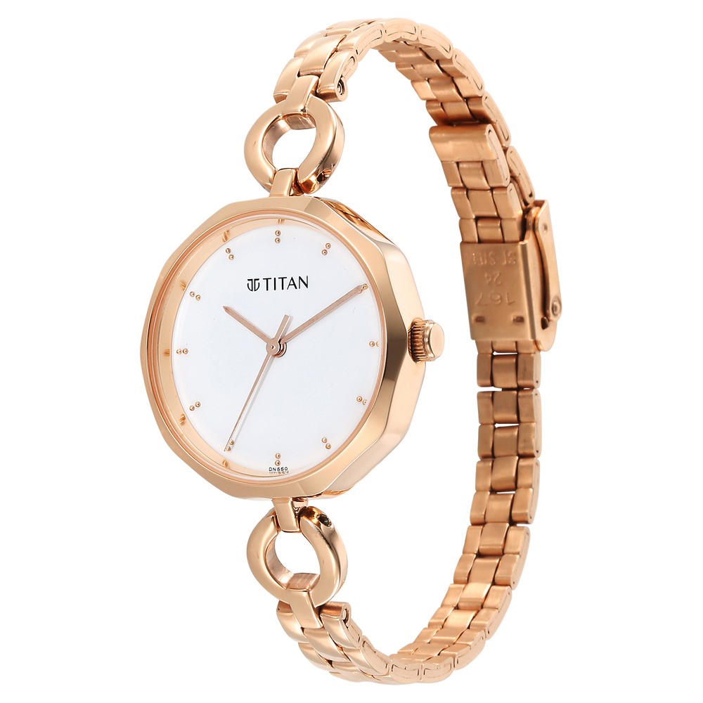 Buy Online Titan Karishma White Dial Watch for Women - nt2702wm01 | Titan