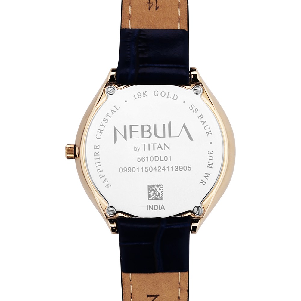 Buy Online Titan Nebula 18 Karat Gold Quartz Analog Mother Of Pearl ...