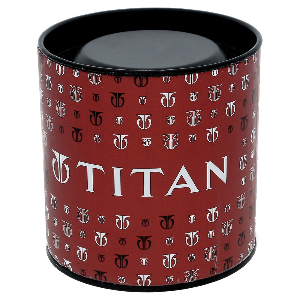 Buy Online Titan Men's Elegance Watch: Black Dial with Sleek Link Strap ...