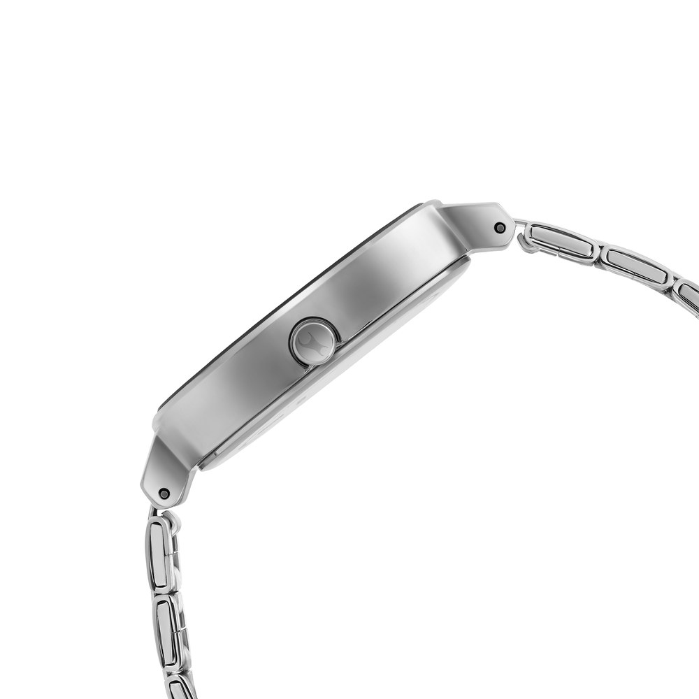 Buy Online Fastrack Stunners Quartz Analog Silver dial Stainless Steel ...