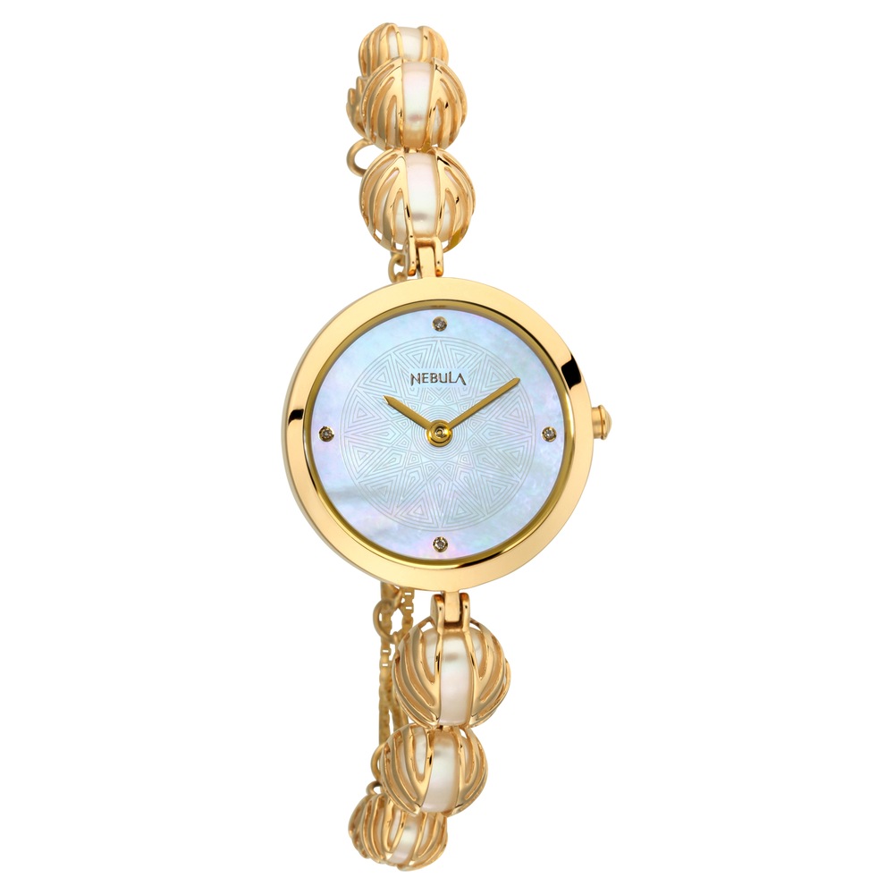 Buy Online Titan Nebula Ashvi Quartz Analog 18 Karat Solid Gold Watch ...