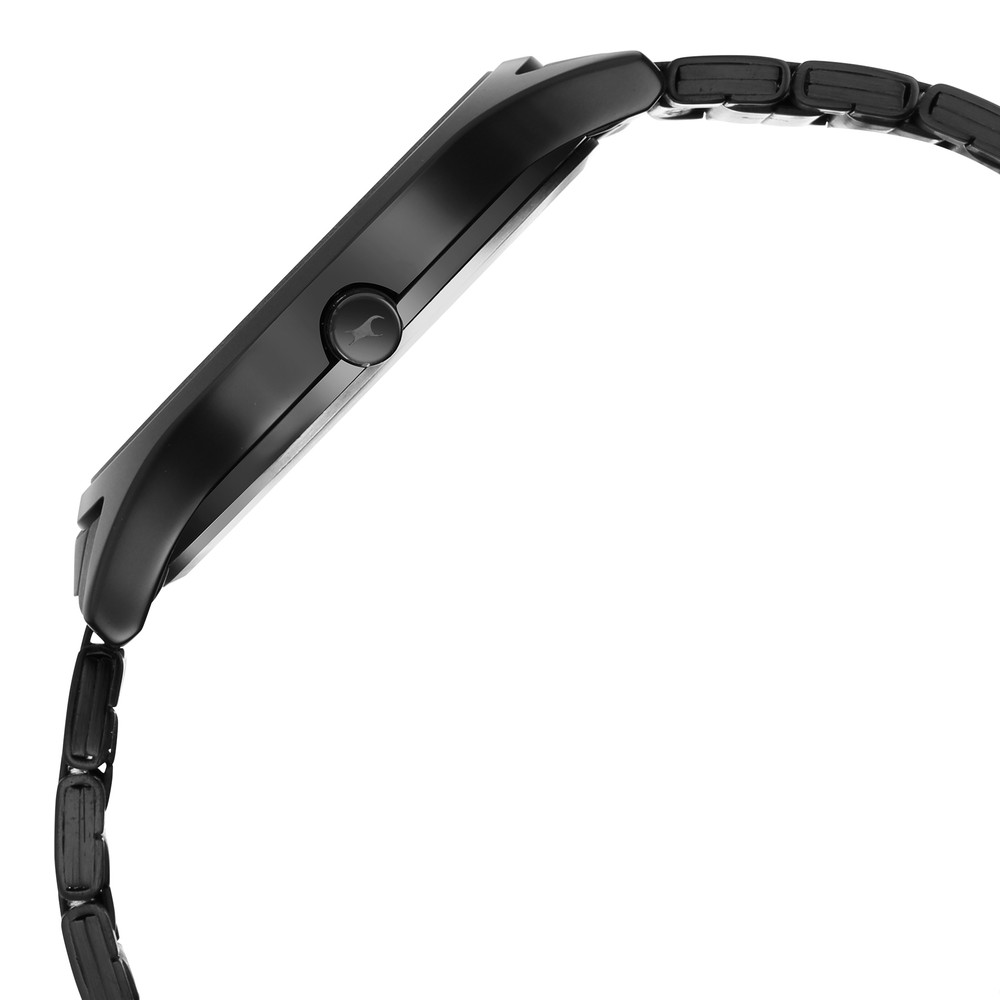 Buy Online Fastrack Style Up Quartz Analog Black Dial Stainless Steel ...