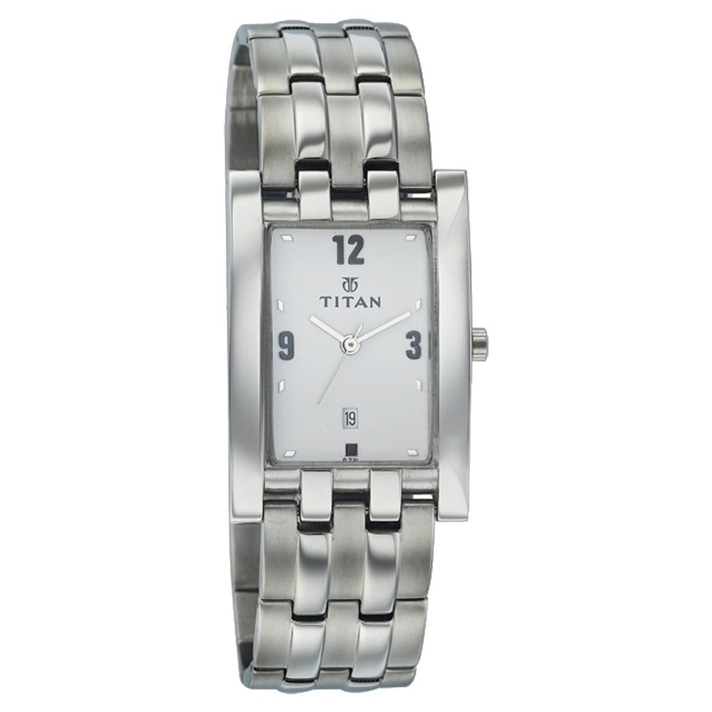 Buy Online Titan Quartz Analog with Date White Dial Watch for Men ...