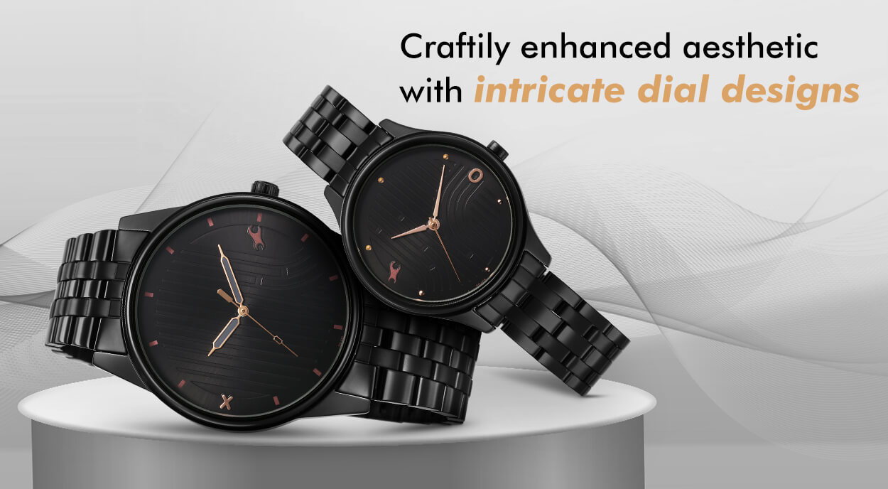 Buy Online Fastrack Mixmatched Quartz Analog Black Dial With Black ...