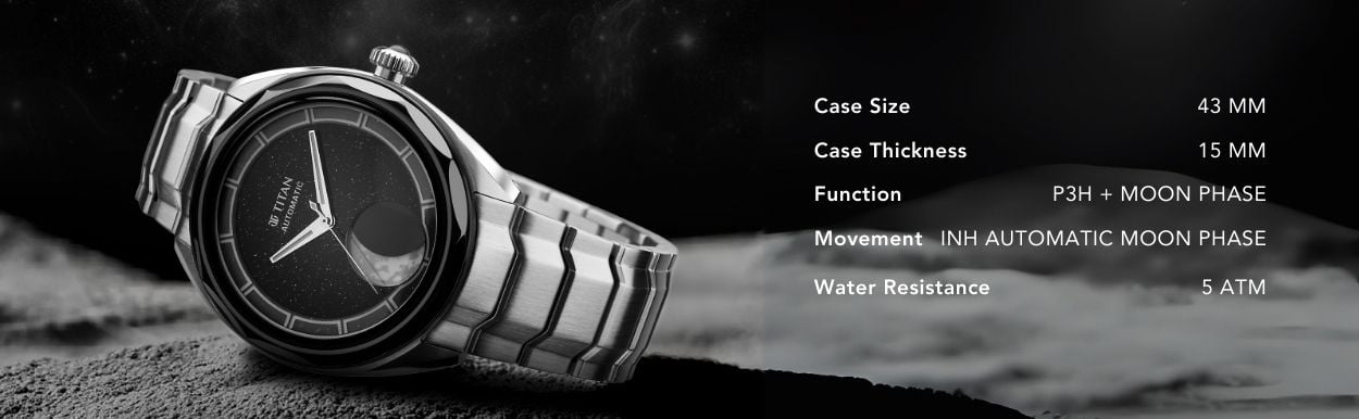 Buy Online Titan Luna Aventurine Automatic - Stellar Edition ...