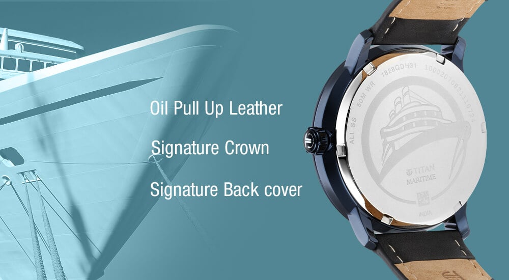 Buy Online Titan Maritime Blue Dial Quartz Multifunction Stainless ...