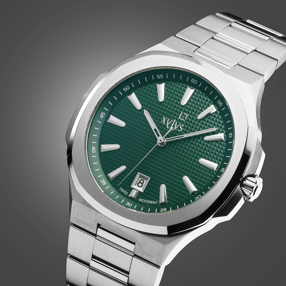 Buy Online Xylys Integra Swiss Analog Stainless Steel Green Dial Watch ...