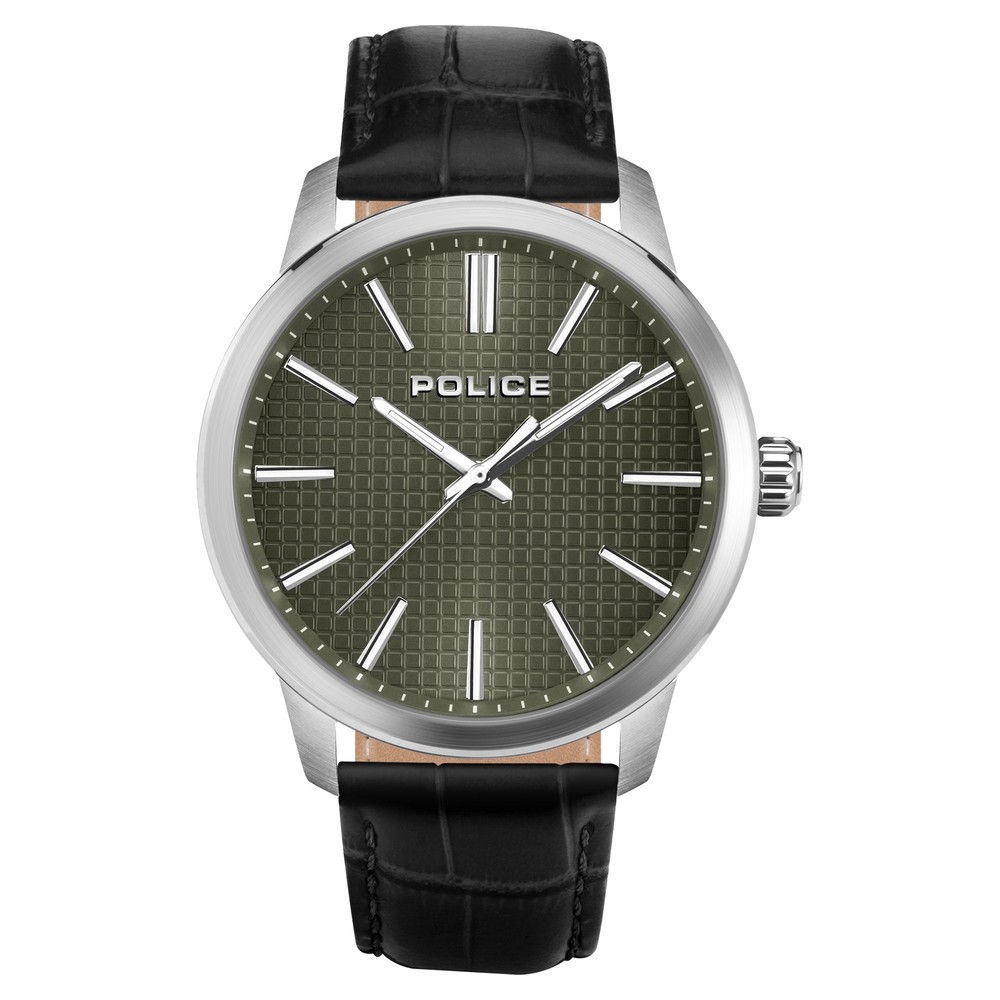 Buy Online Police Grey Dial Black Strap Analog Watch for Men ...