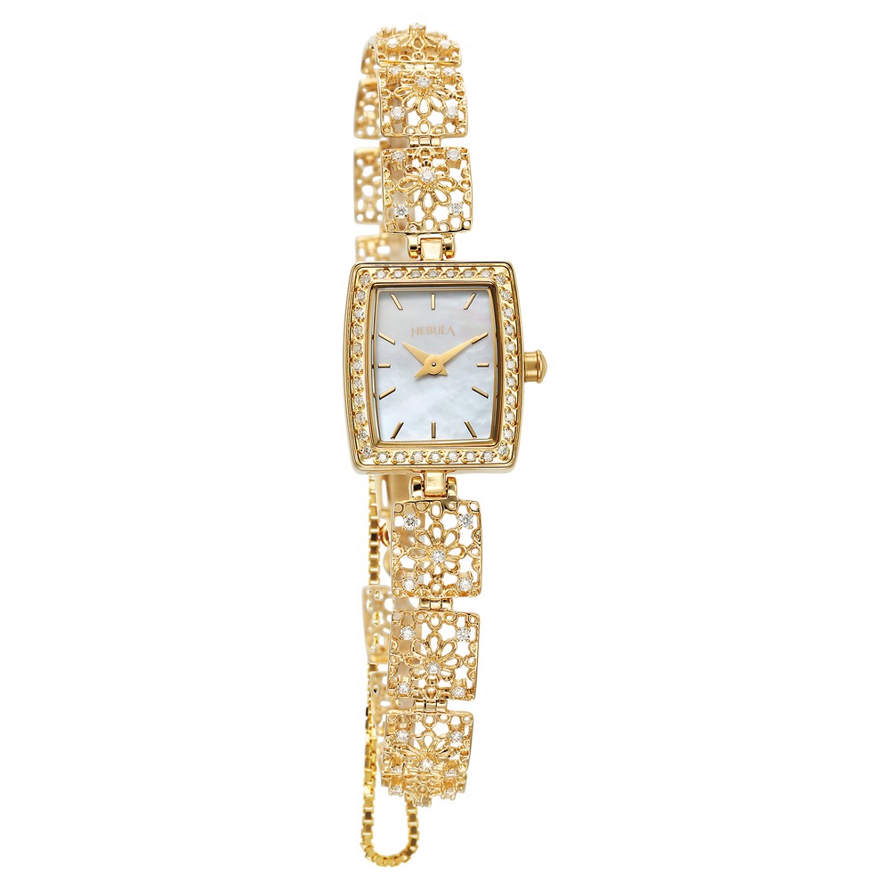 Buy Online Titan Nebula Jewels 18k Gold Analog with Diamonds Watch for ...