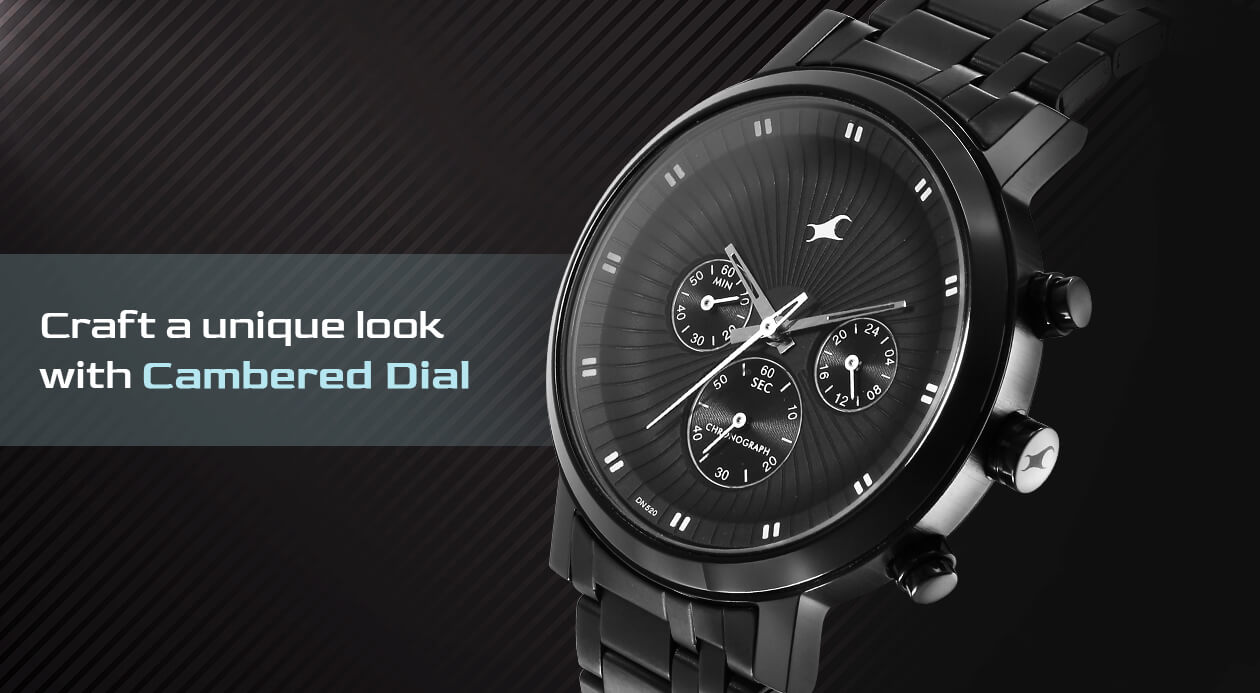 Buy Online Fastrack Kronos Multifunction Grey Dial Leather Strap Watch ...