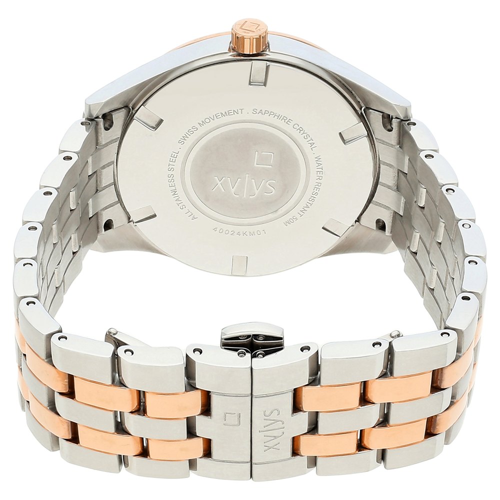 Buy Online Xylys Offsets Swiss Analog Stainless Steel Grey Dial Watch ...