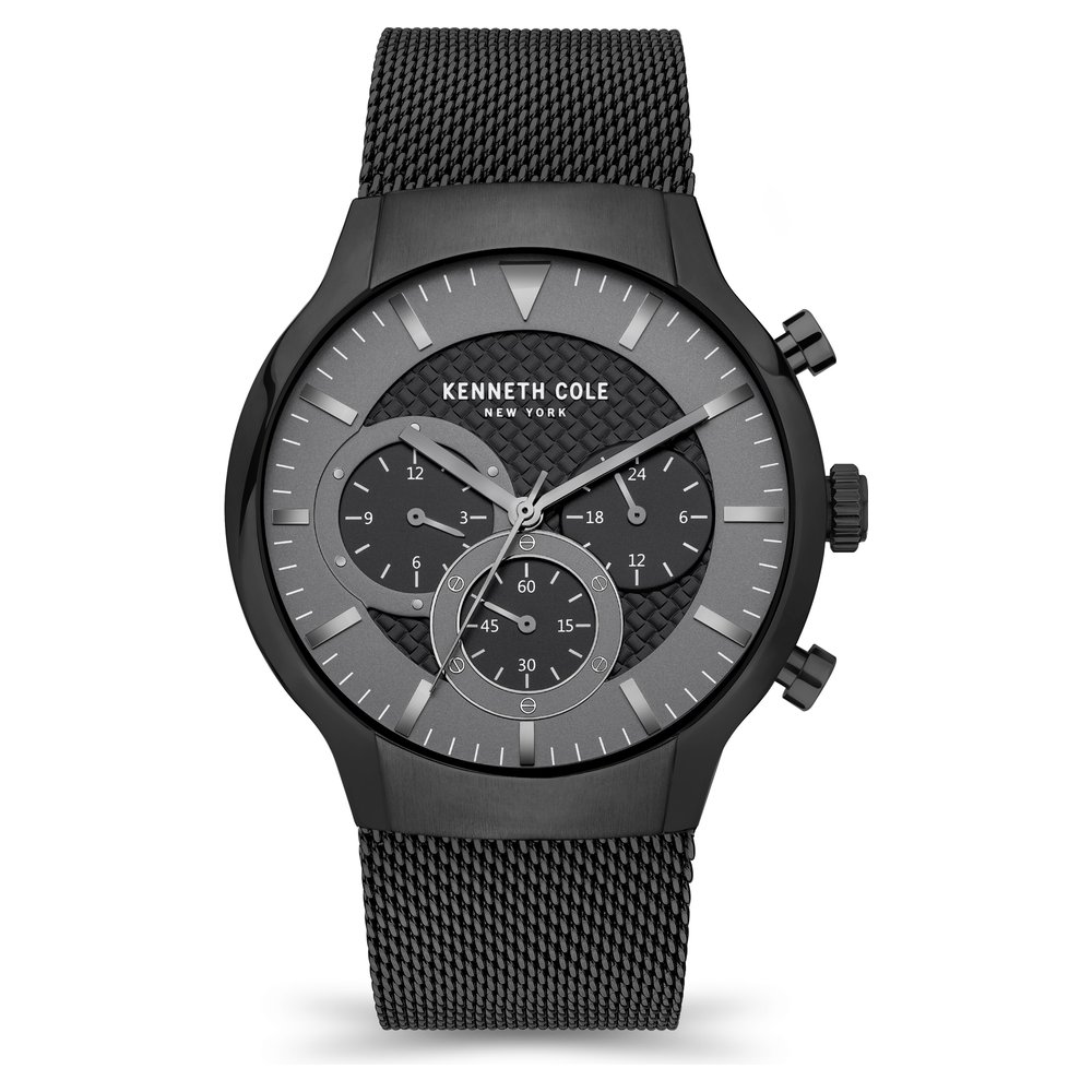 Buy Online Kenneth Cole Grey Dial Stainless Steel Strap Watch For Men ...