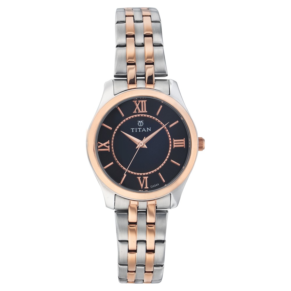 Buy Online Titan Quartz Analog Black Dial Watch for Women - nc9841km01j ...