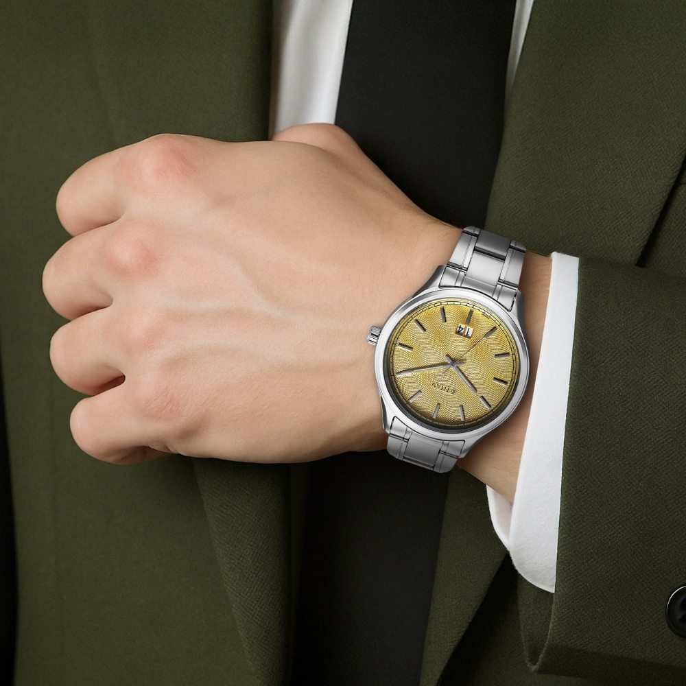 Buy Online Titan Palette Of Time Quartz Analog with Date Yellow Dial ...