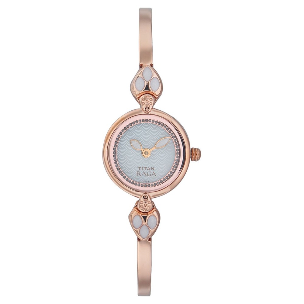 Buy Online Titan Quartz Analog White Dial Watch for Women - nb2444wm01 ...