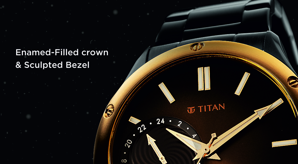 Buy Online Titan Stellar Multifunction Blue Dial Grey Stainless Steel ...