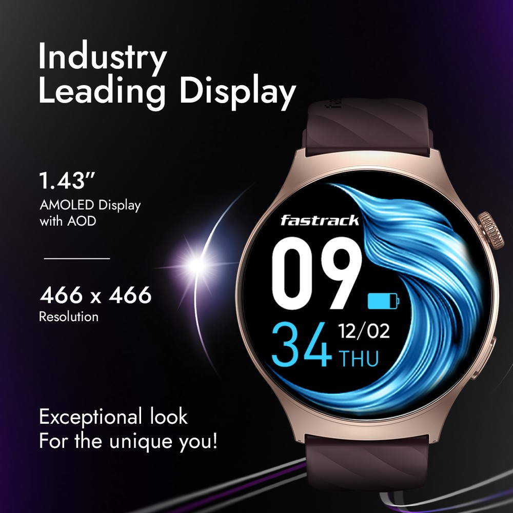 Buy Online Fastrack Limitless FR1 PRO Smartwatch 3.63 cm AMOLED Display ...