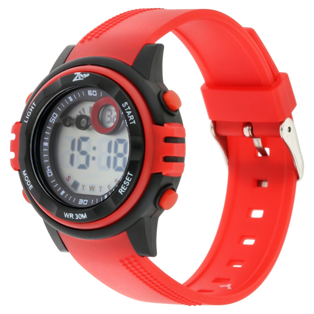 Buy Online Zoop Digital Watch with Digital Dial & Red Strap for Boys ...