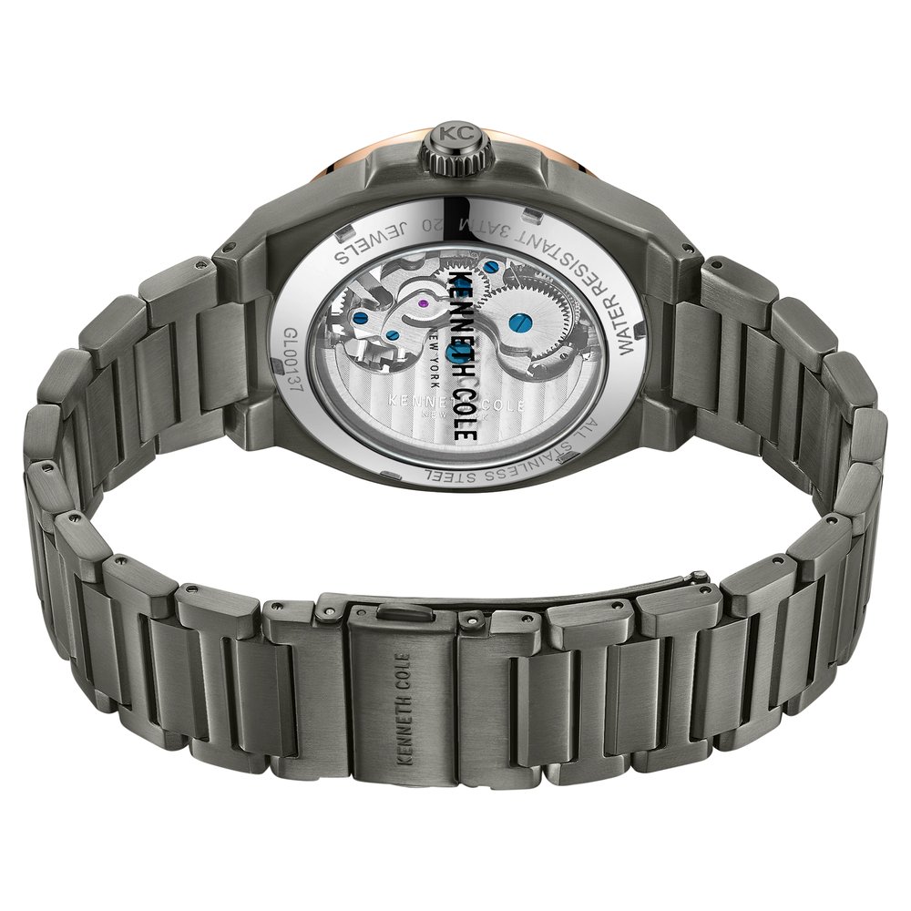 Buy Online Kenneth Cole Automatic Analog Black dial Stainless Steel ...