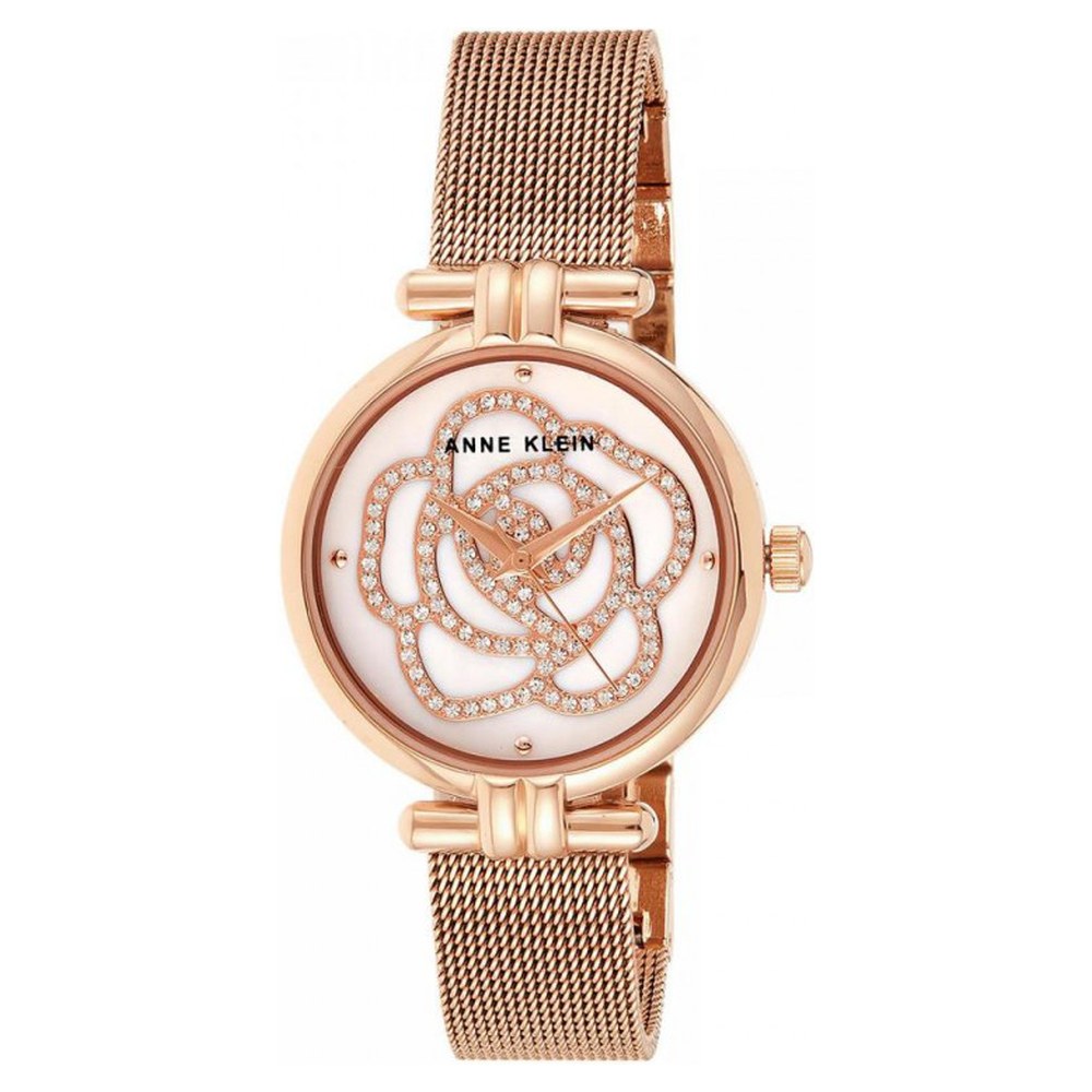 Buy Online Anne Klein Quartz Analog White Dial Stainless Steel Strap ...