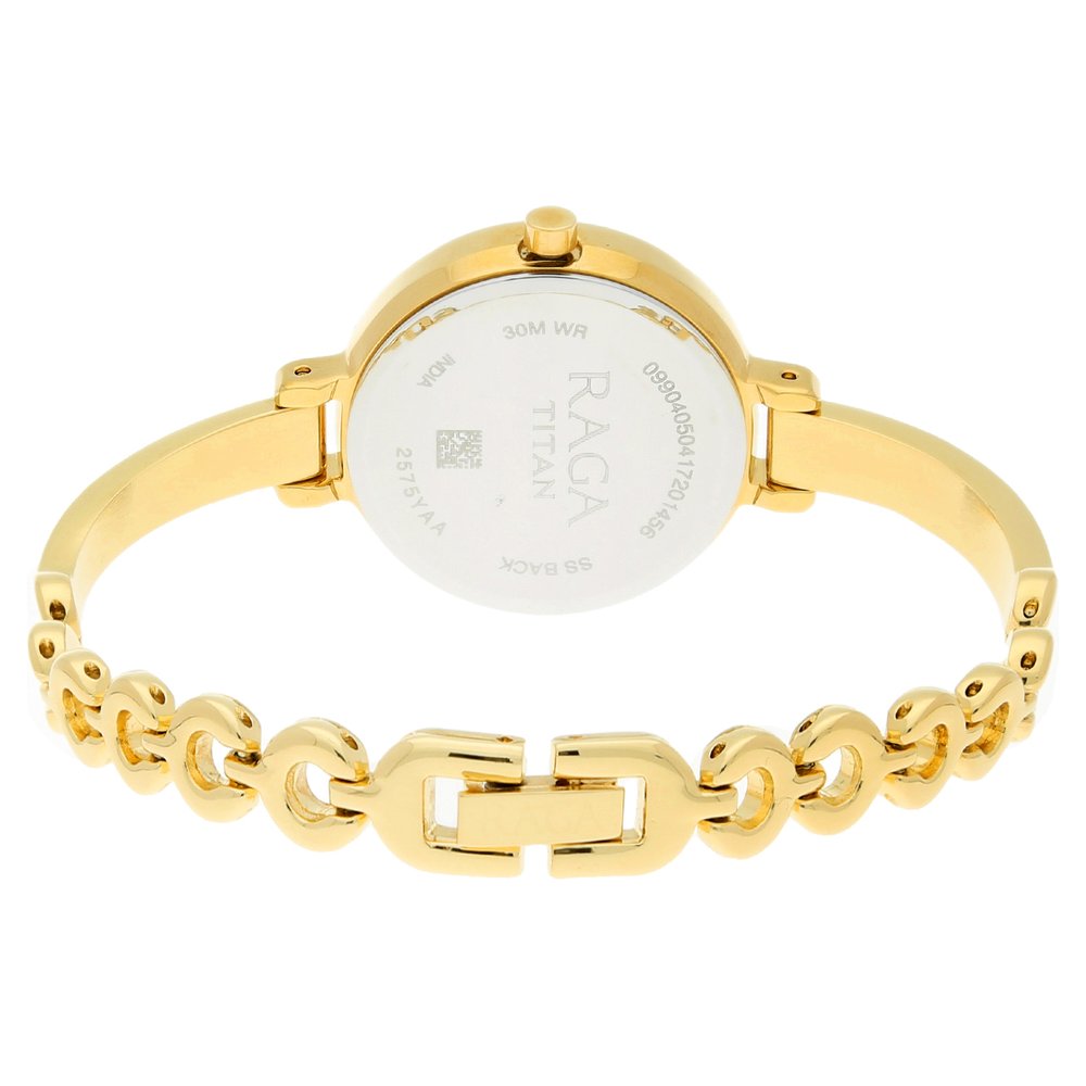 Buy Online Titan Raga Viva Champagne Dial Women Watch With Metal Strap ...