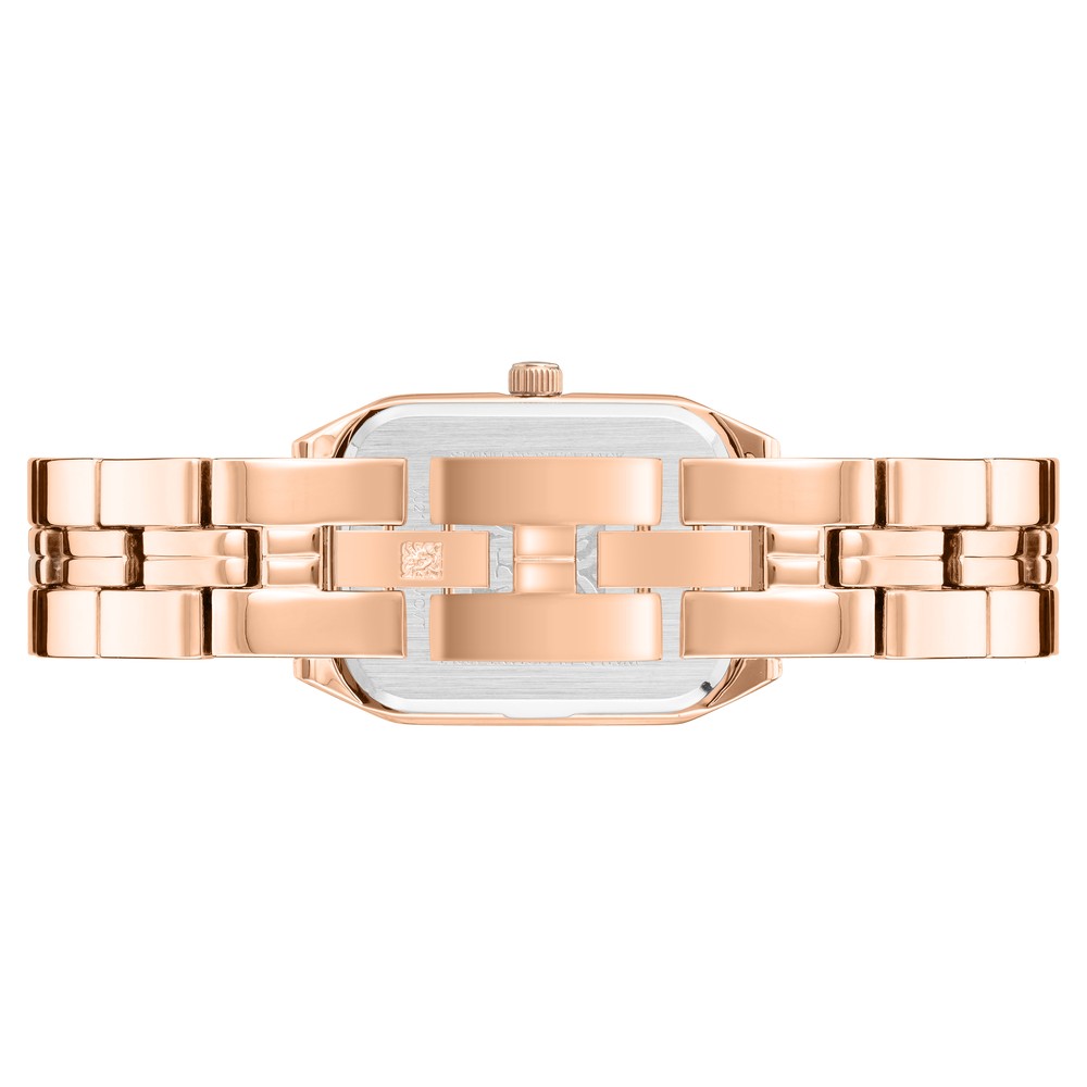 Buy Online Anne Klein Quartz Analog Blue Dial Rose Gold Metal Strap ...
