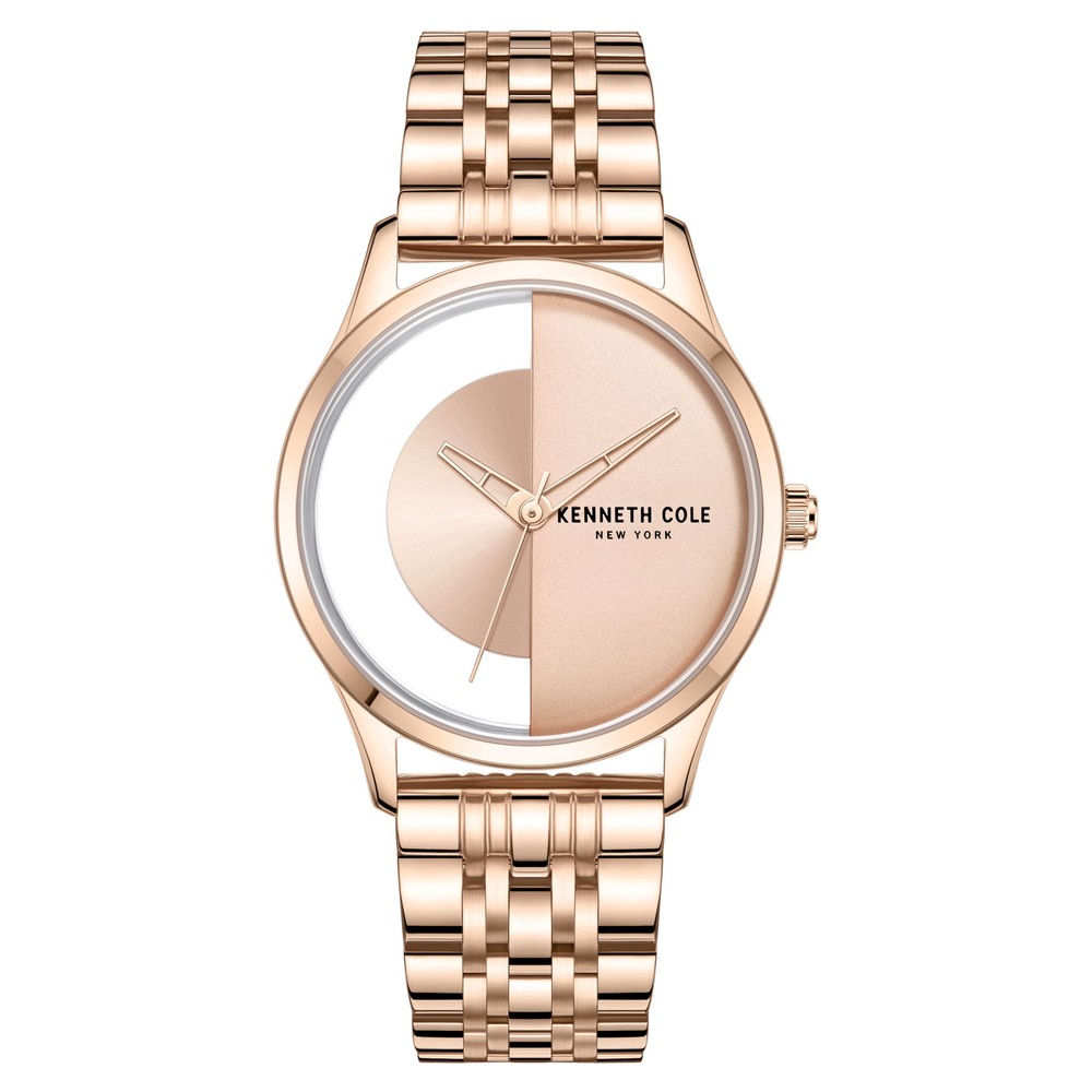 Buy Online Kenneth Cole Quartz Analog Rose Gold Dial Stainless Steel ...