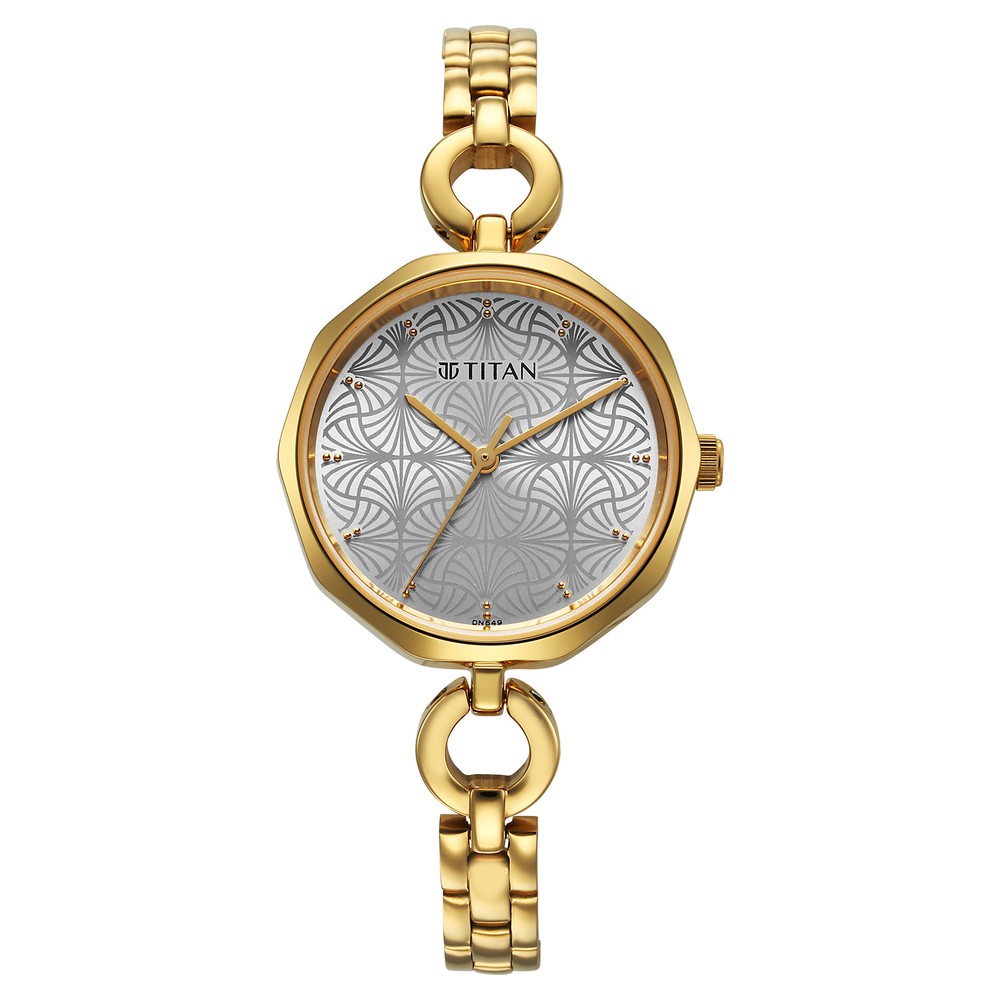 Buy Online Titan Karishma Silver Dial Watch for Women - ns2702ym01 | Titan