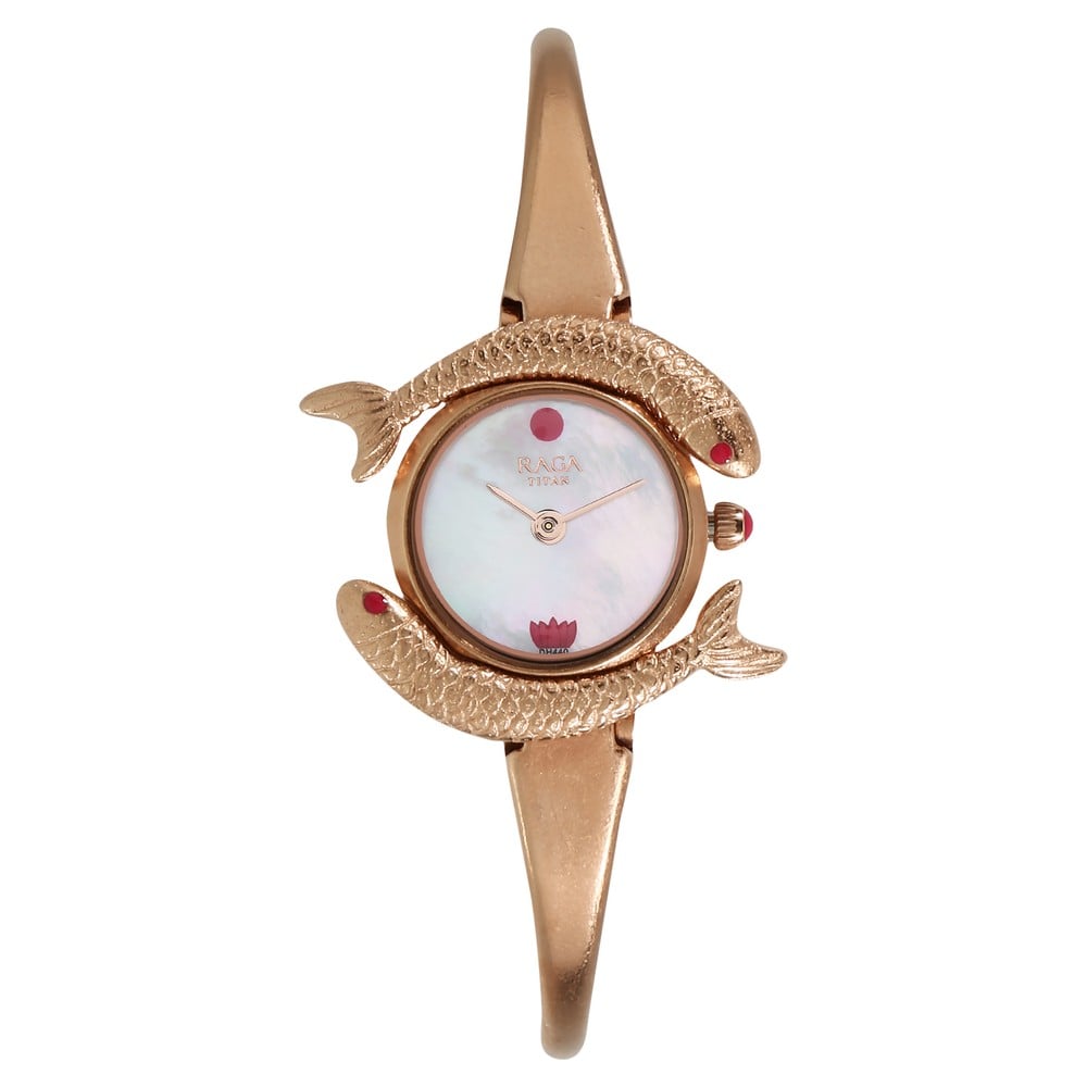 Buy Online Titan Raga X Masaba Mother of Pearl Dial Women Watch With ...