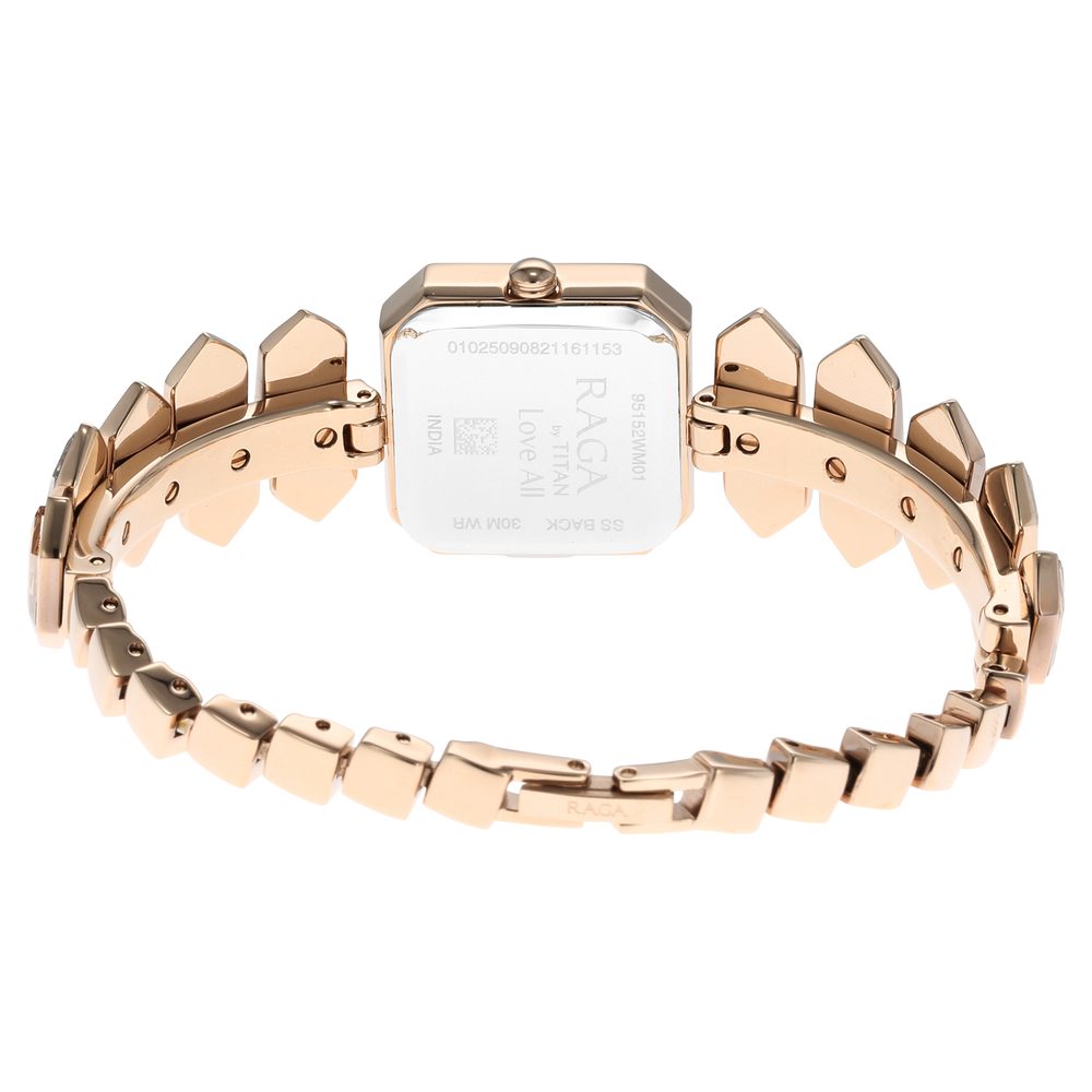 Buy Online Titan Raga Love All Silver Dial Analog Metal Strap Watch for ...