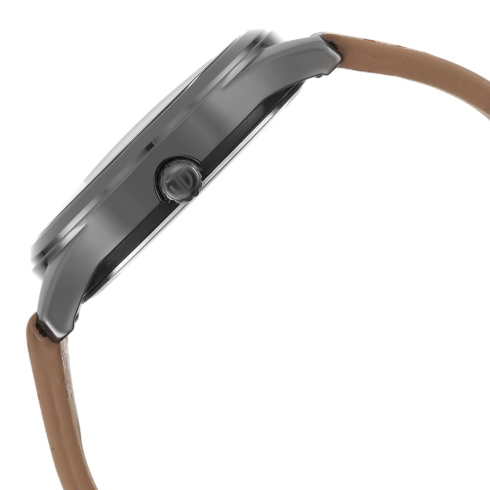 Buy Online Titan Solar Black Dial Quartz Multifunction Leather Strap ...