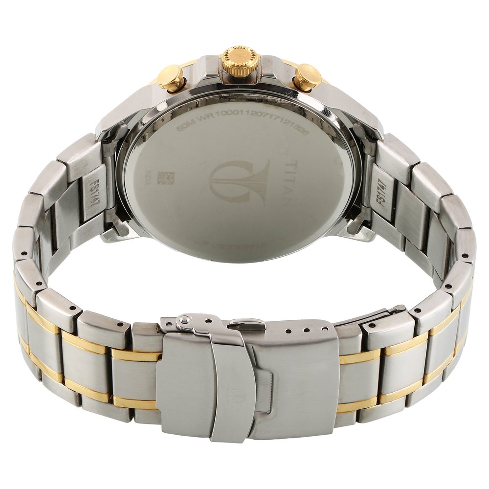 Buy Online Titan Regalia Sovereign Quartz Multifunction White Dial ...