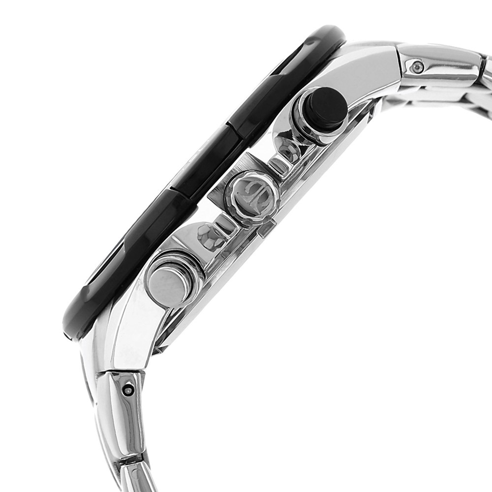 Buy Online Titan Quartz Chronograph Black Dial Stainless Steel Strap ...